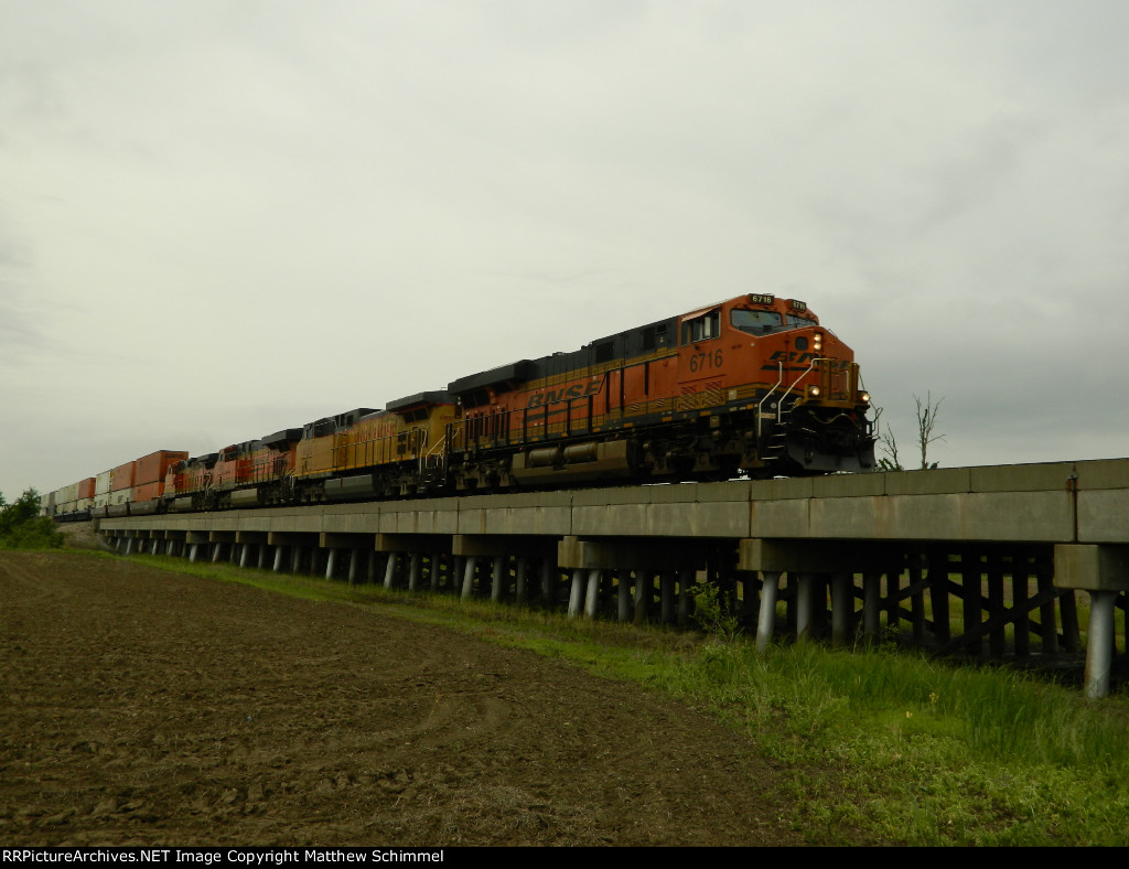 Cloudy Field Bridge
